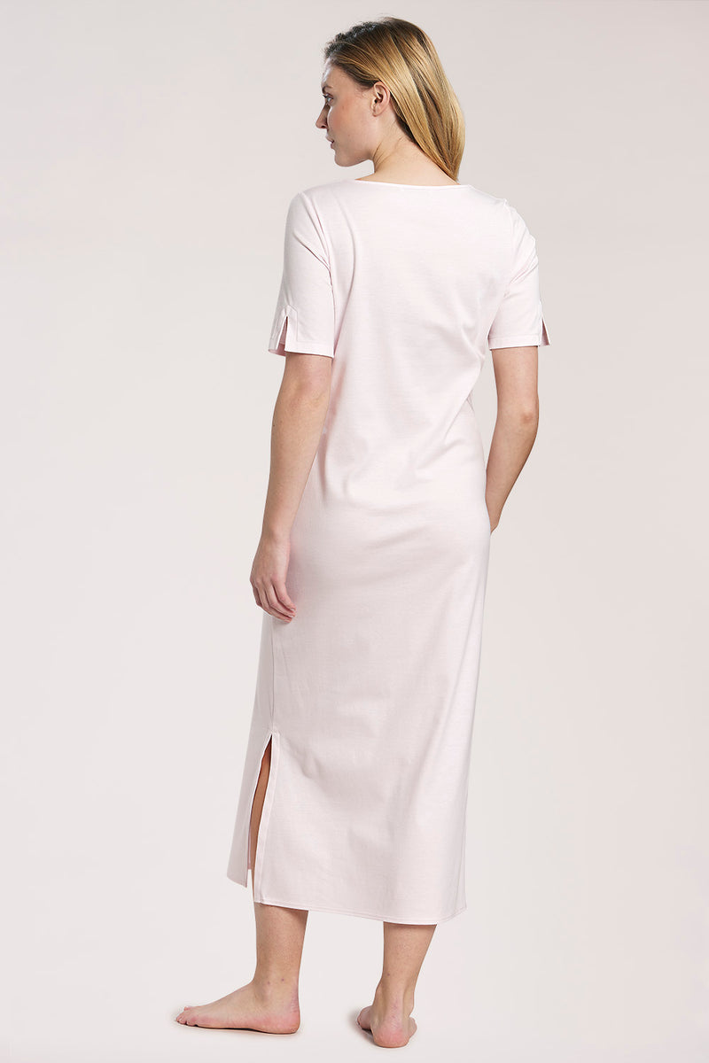 Feraud High Class Nightgown Short Sleeve Round Neck 11577 New Rose Buy