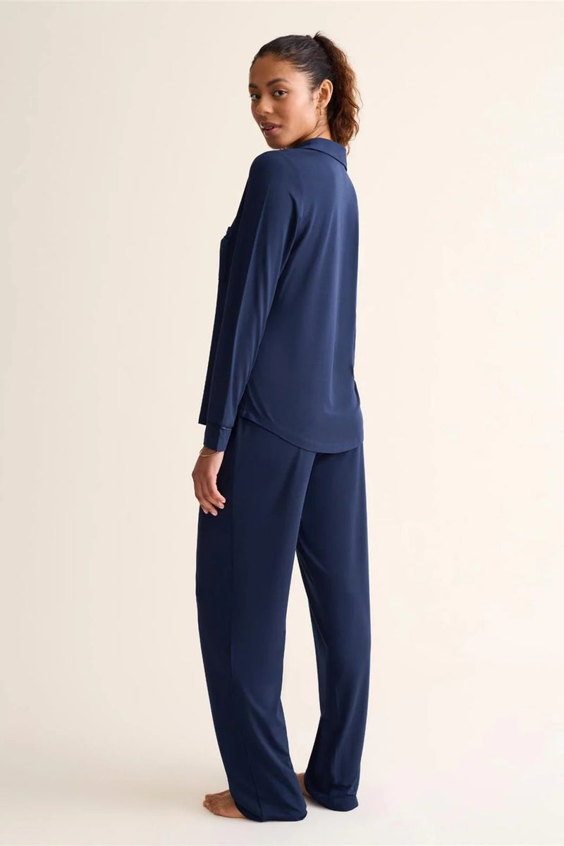 Fleur't Long Pj Set Ink | CAD$ 190.00 at Bralissimo