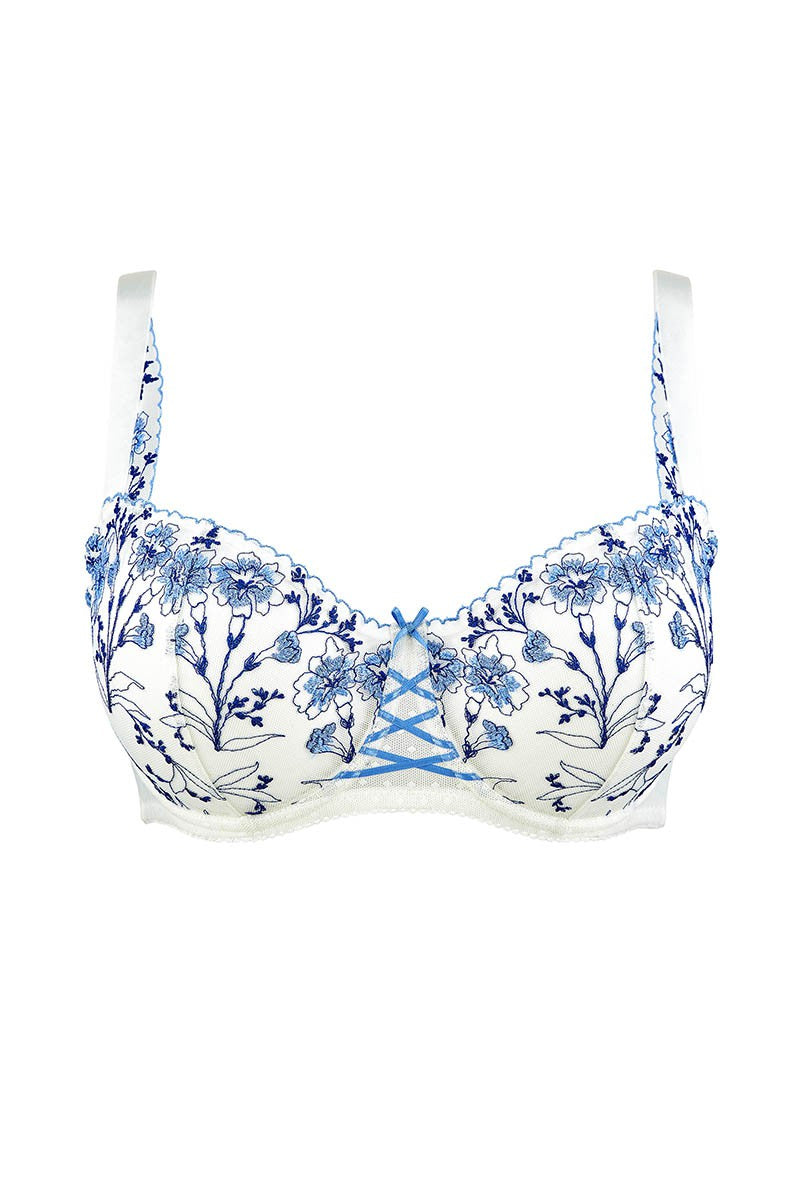 Aubade Allee Des Plaisirs Faience Comfort Half Cup Bra FAIENCE buy for ...