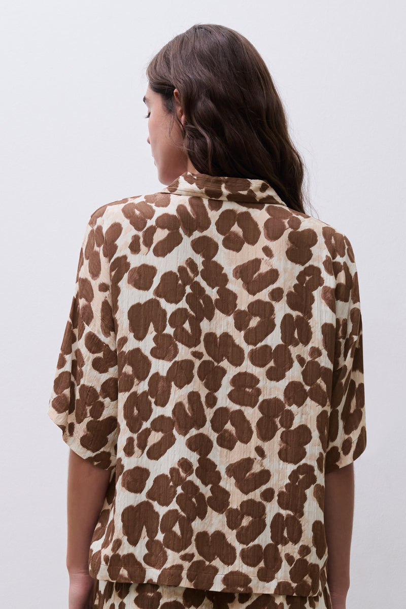 Femilet Layla Top Ss A82 Persian Leopard | CAD$ 59.00 at Bralissimo