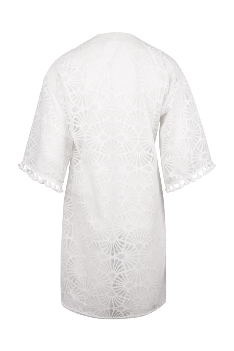 Antigel 06B La Muse Dentelle Tunic Beach Cover-up 0001 BL/WHITE buy for ...