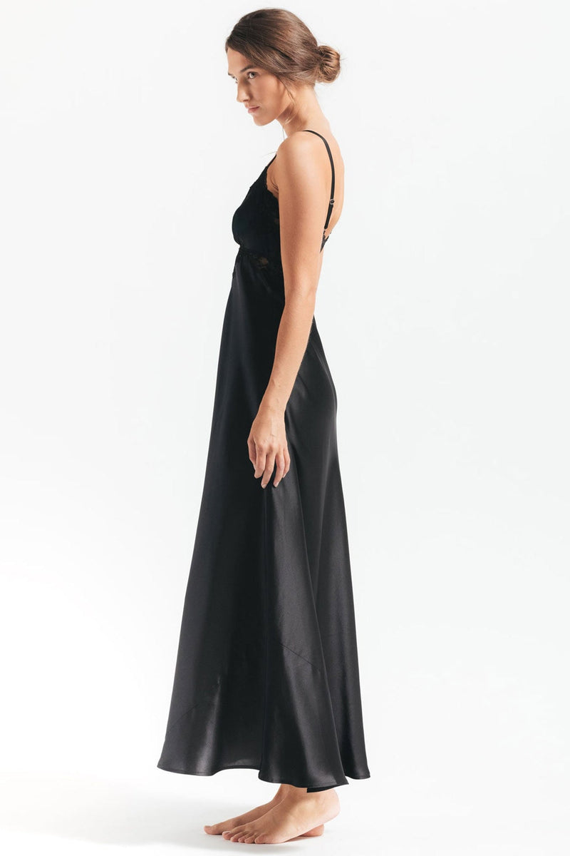NK Imode Morgan Vintage Long Gown BLACK buy for the best price CAD$ 375 ...
