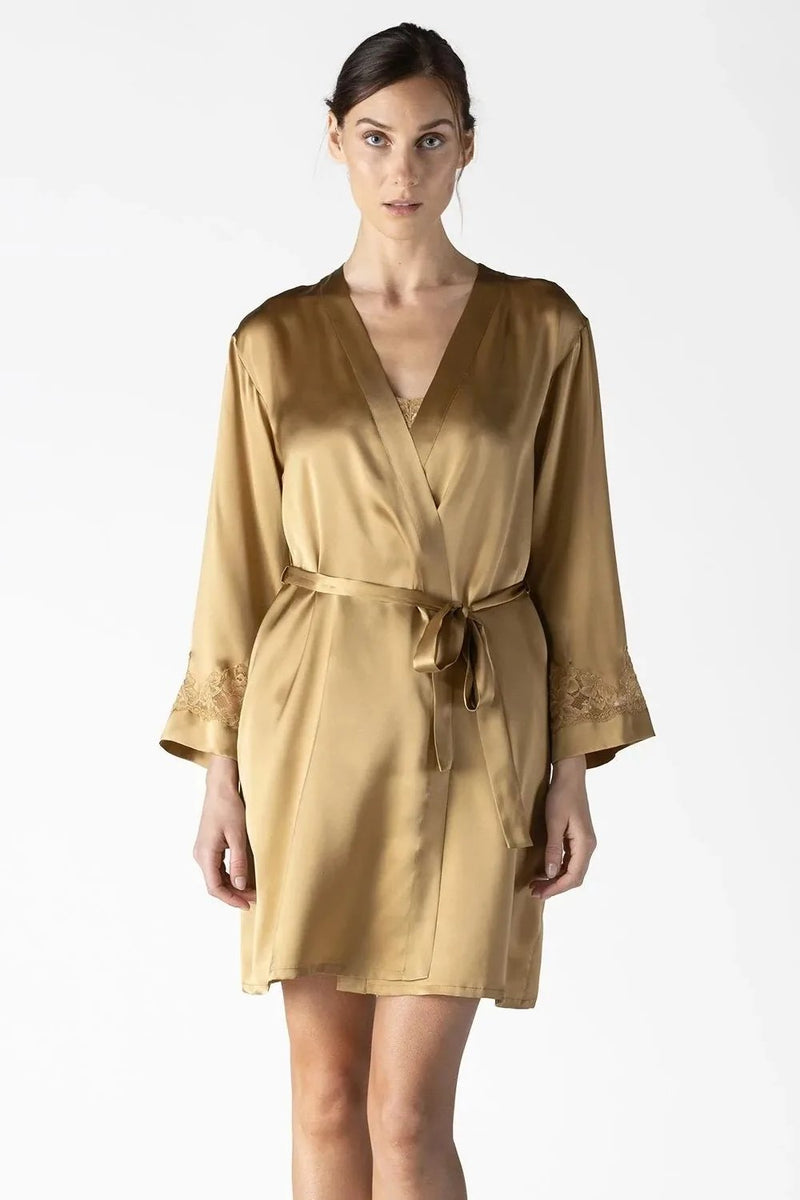 NK Imode Morgan Short Robe GOLD buy for the best price CAD$ 375.00 ...